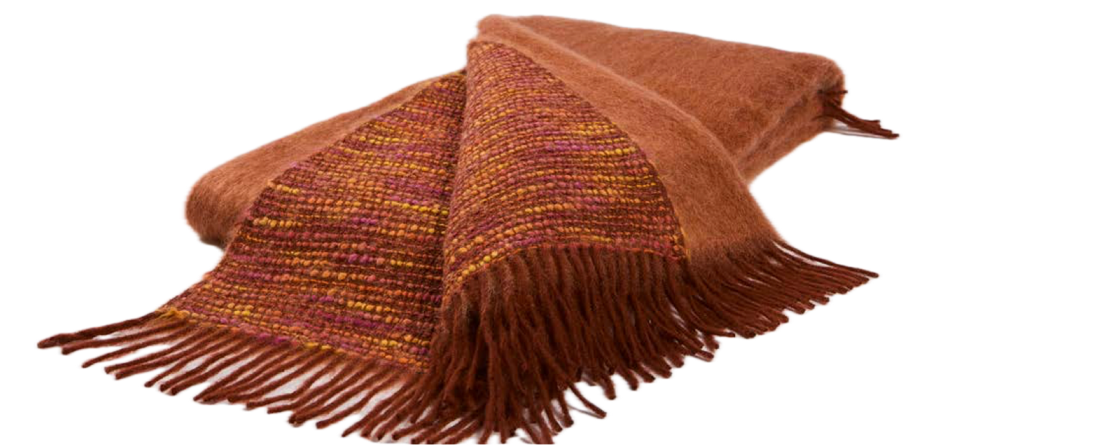 Burnt Orange Coco Mohair Throw – Room With a Soul